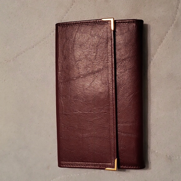 Prince Gardner | Bags | Vintage Prince Gardner Leather Checkbook Wallet ...